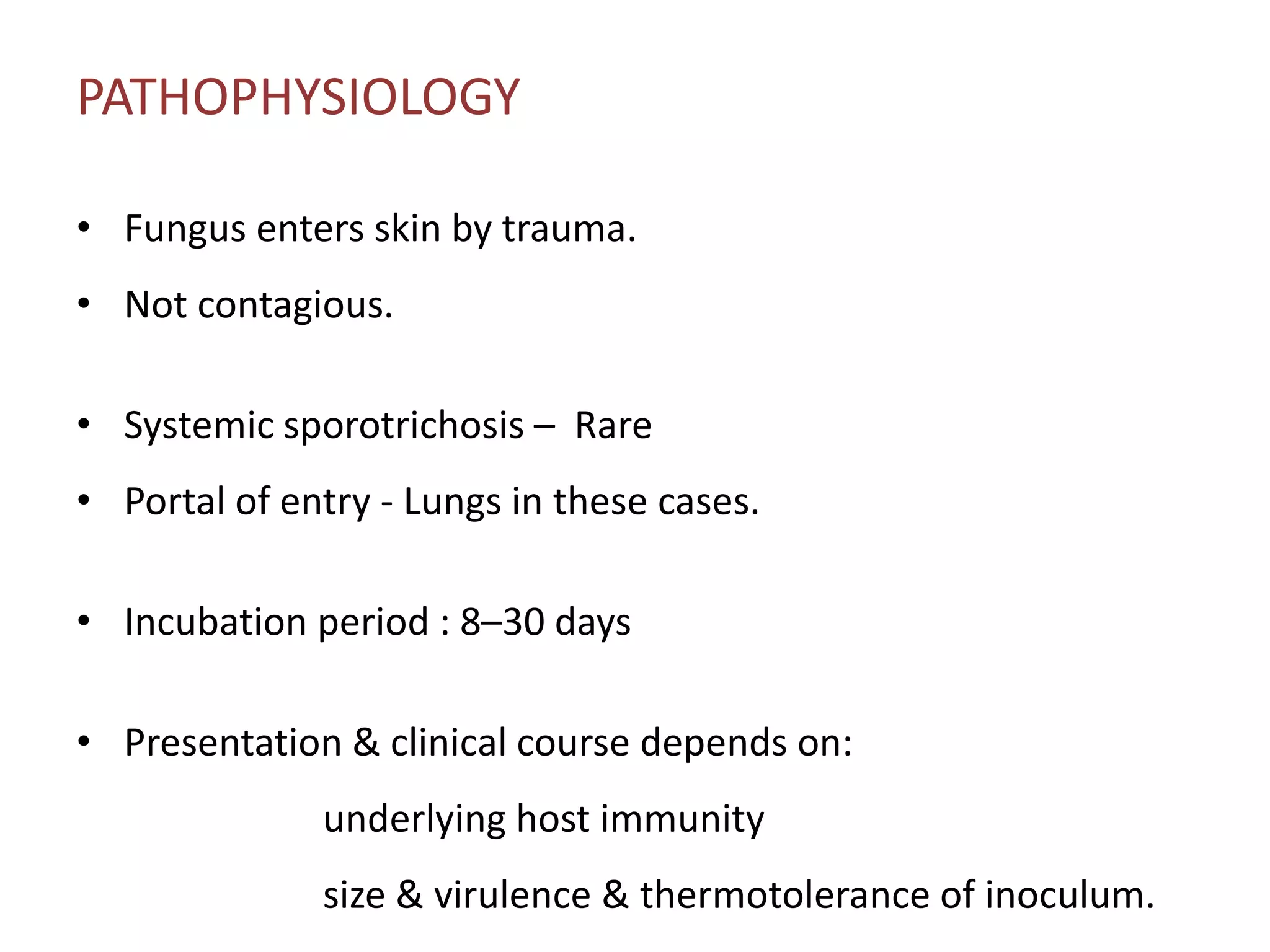 SUBCUTANEOUS AND FUNGAL INFECTIONS | PPTX