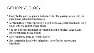 SUBCUTANEOUS EMPHYSEMA case presentation | PPTX