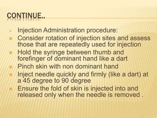 Subcutaneous injection | PPTX