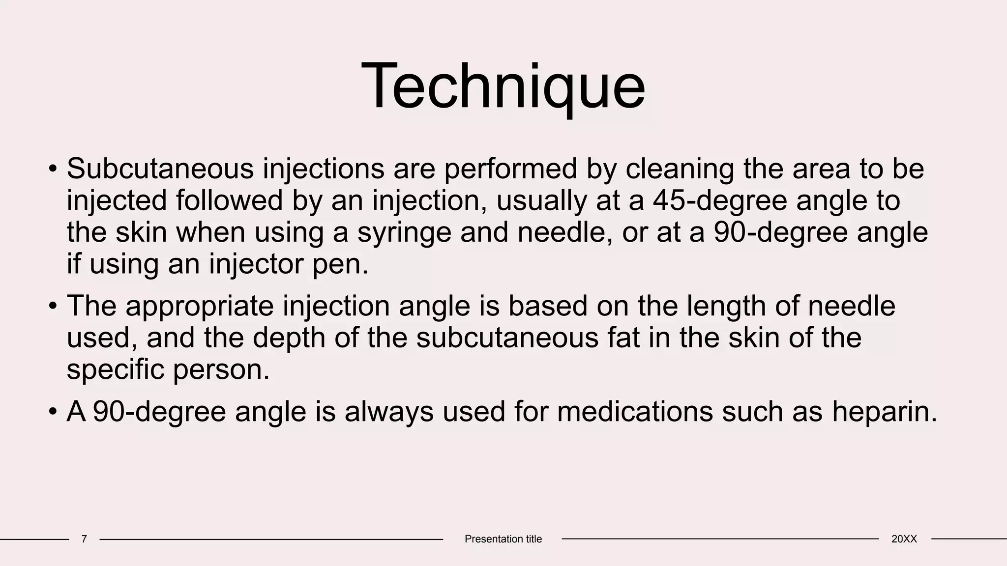 SUBCUTANEOUS INJECTION.pptx