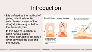 SUBCUTANEOUS INJECTION.pptx