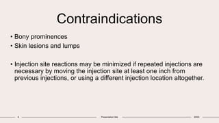 SUBCUTANEOUS INJECTION.pptx
