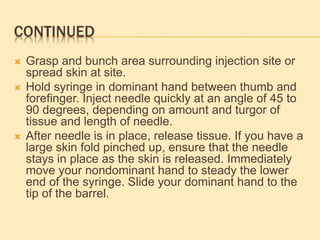 SUBCUTANEOUS INJECTION AS PER NABH PPT.pptx