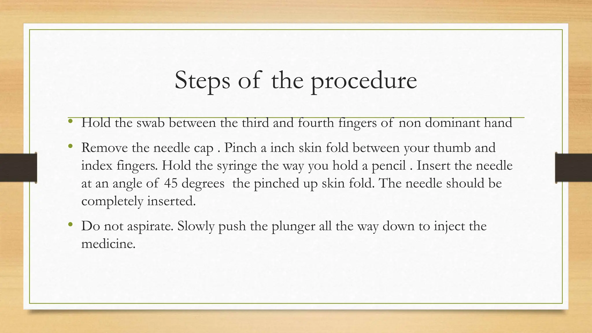 Subcutaneous Injections.pptx Nursing students | PPTX