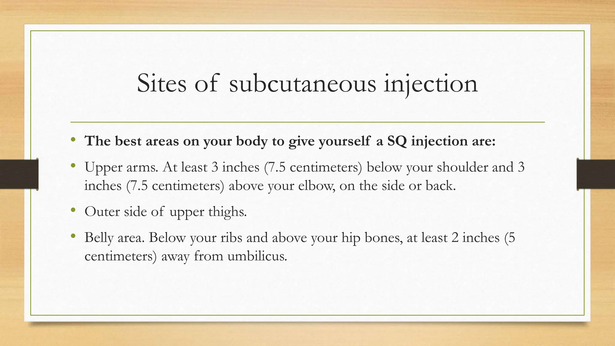 Subcutaneous Injections.pptx Nursing students | PPTX
