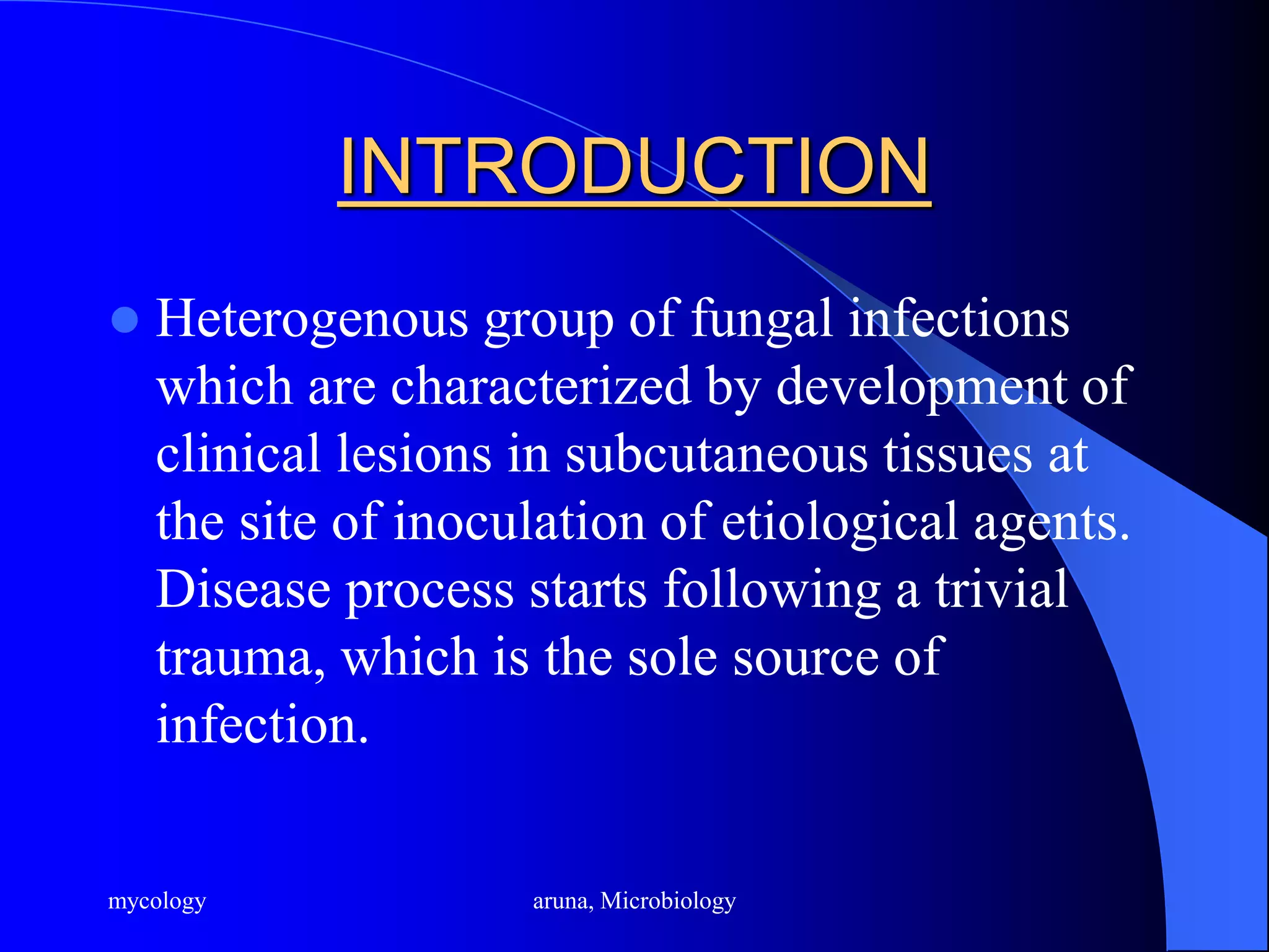 Subcutaneous mycoses | PPT