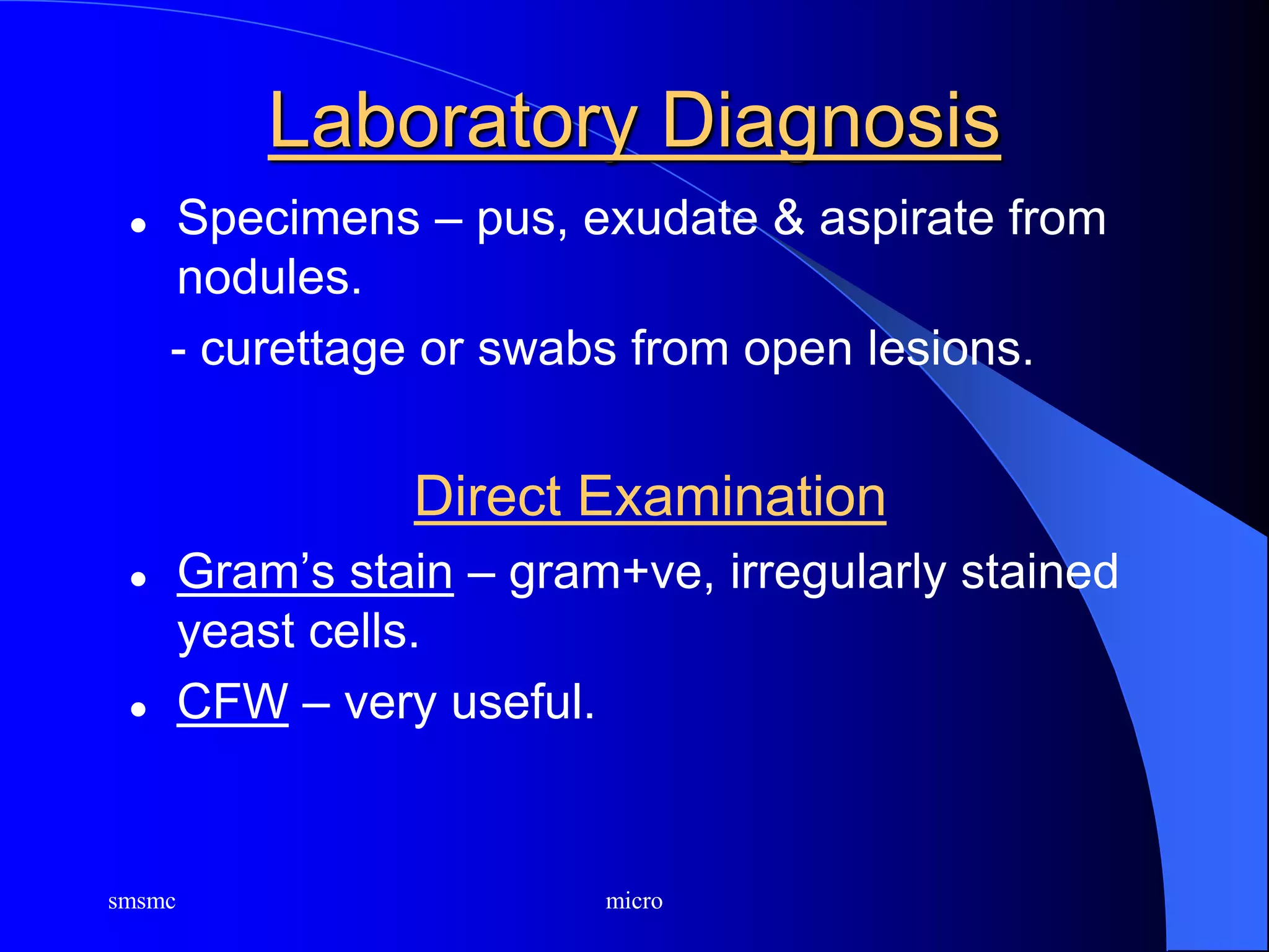 Subcutaneous mycoses | PPT