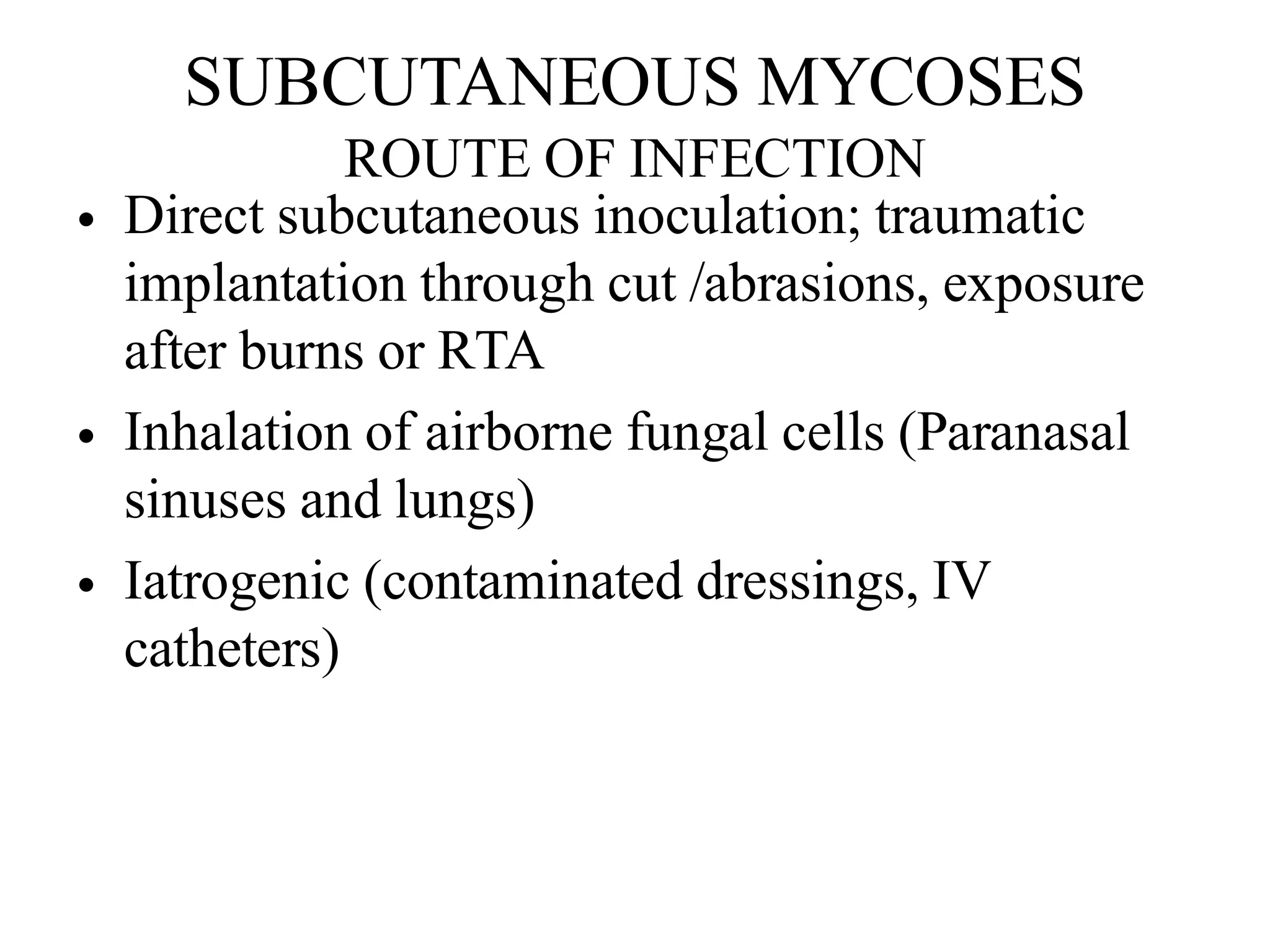 SUBCUTANEOUS MYCOSES(fungi) presentation.pdf
