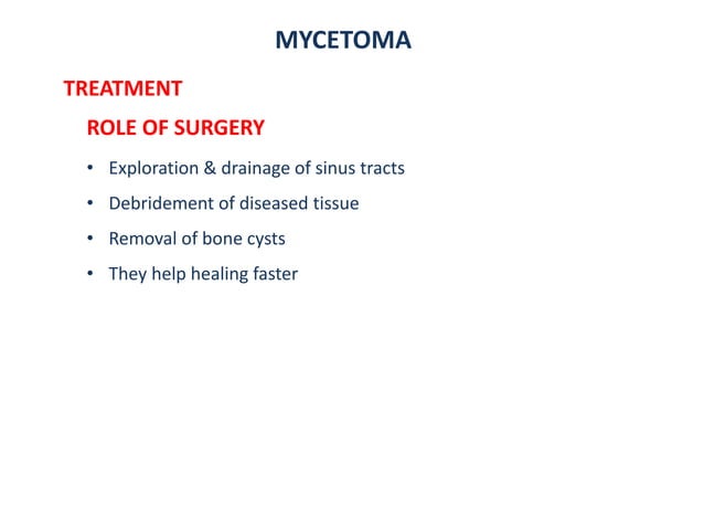 Subcutaneous Mycosis | PPT