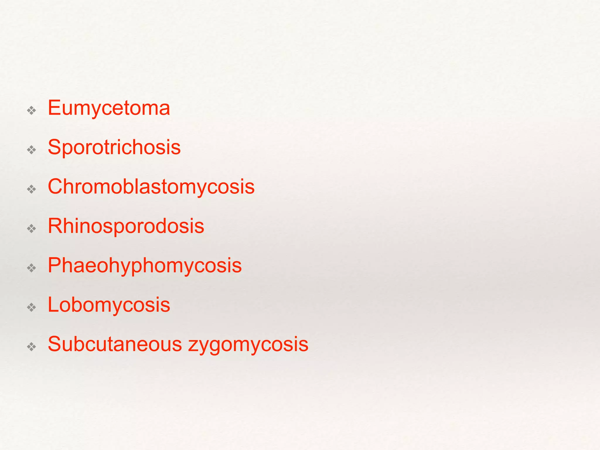 Subcutaneous mycosis | PPTX