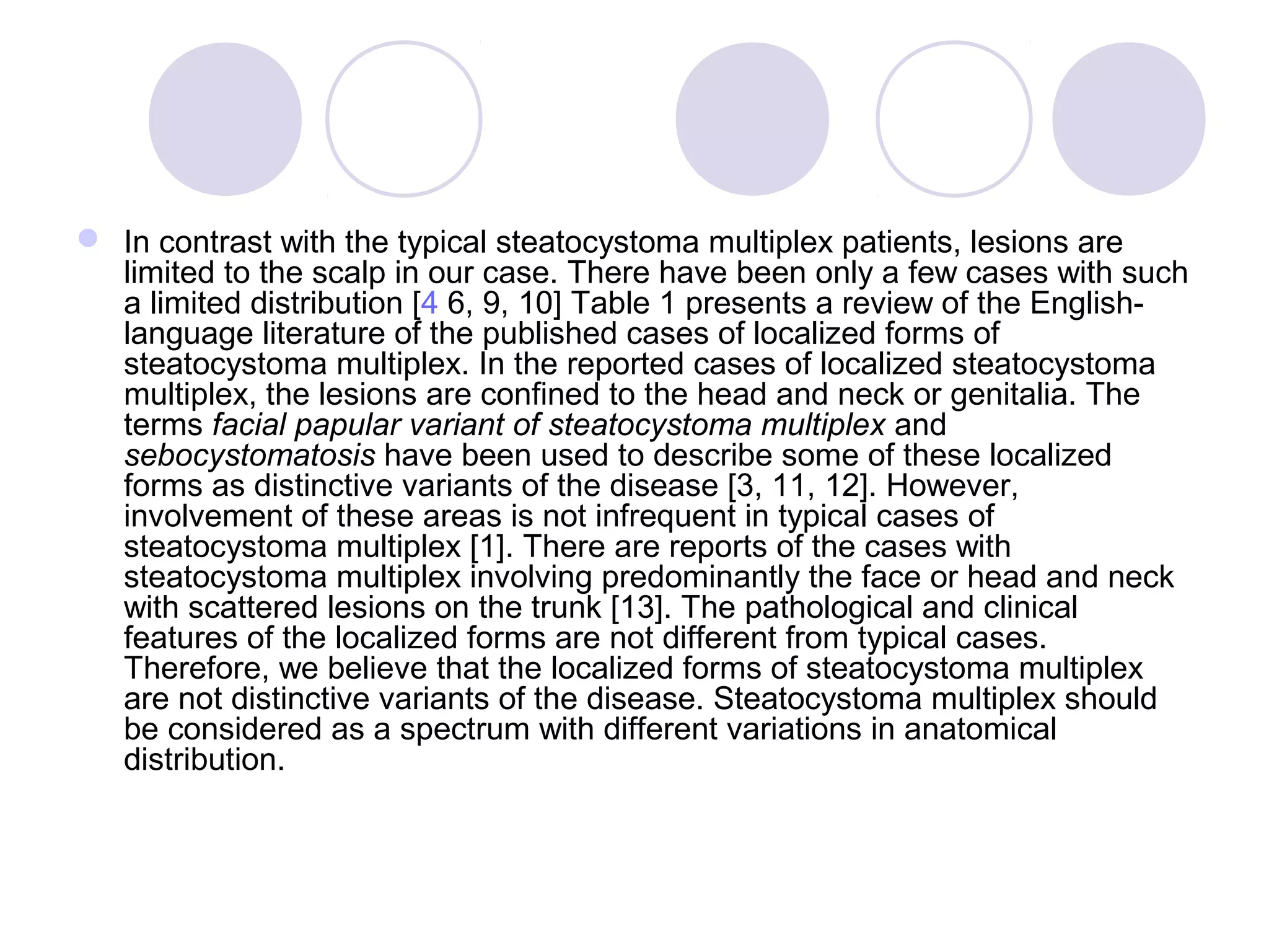 Subcutaneous nodules on the abdomen | PPT