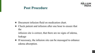 Comprehensive Guide to Subcutaneous Infusion in Palliative Care | PPTX