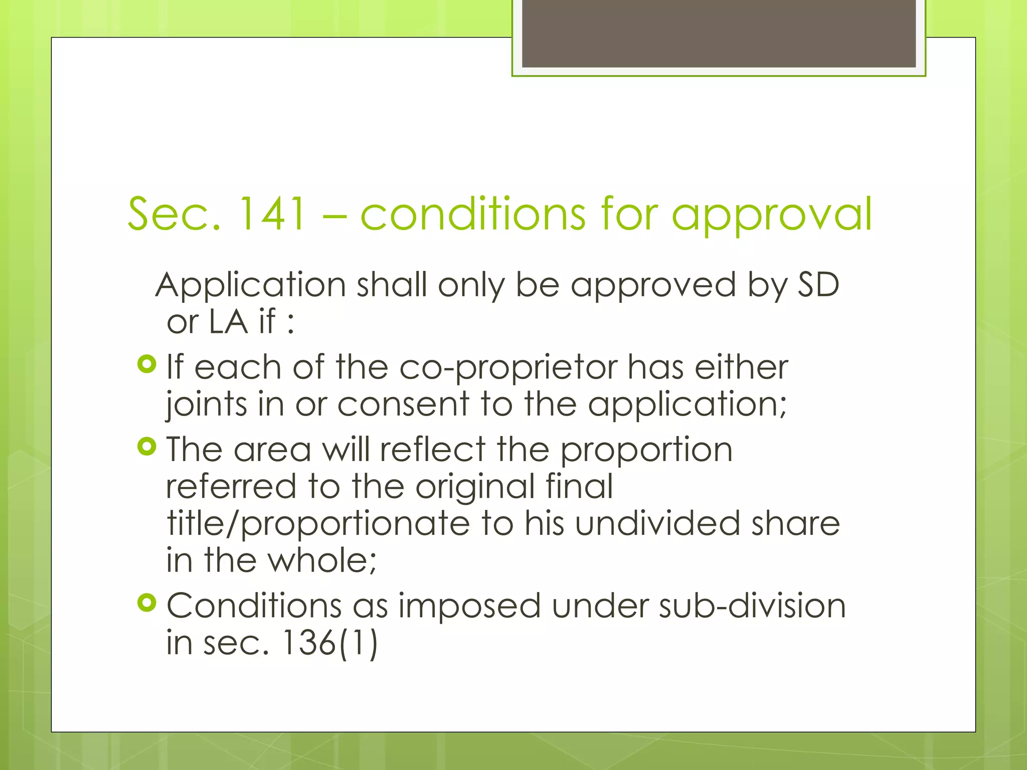 Subdivision, partition and amalgamation | PPT