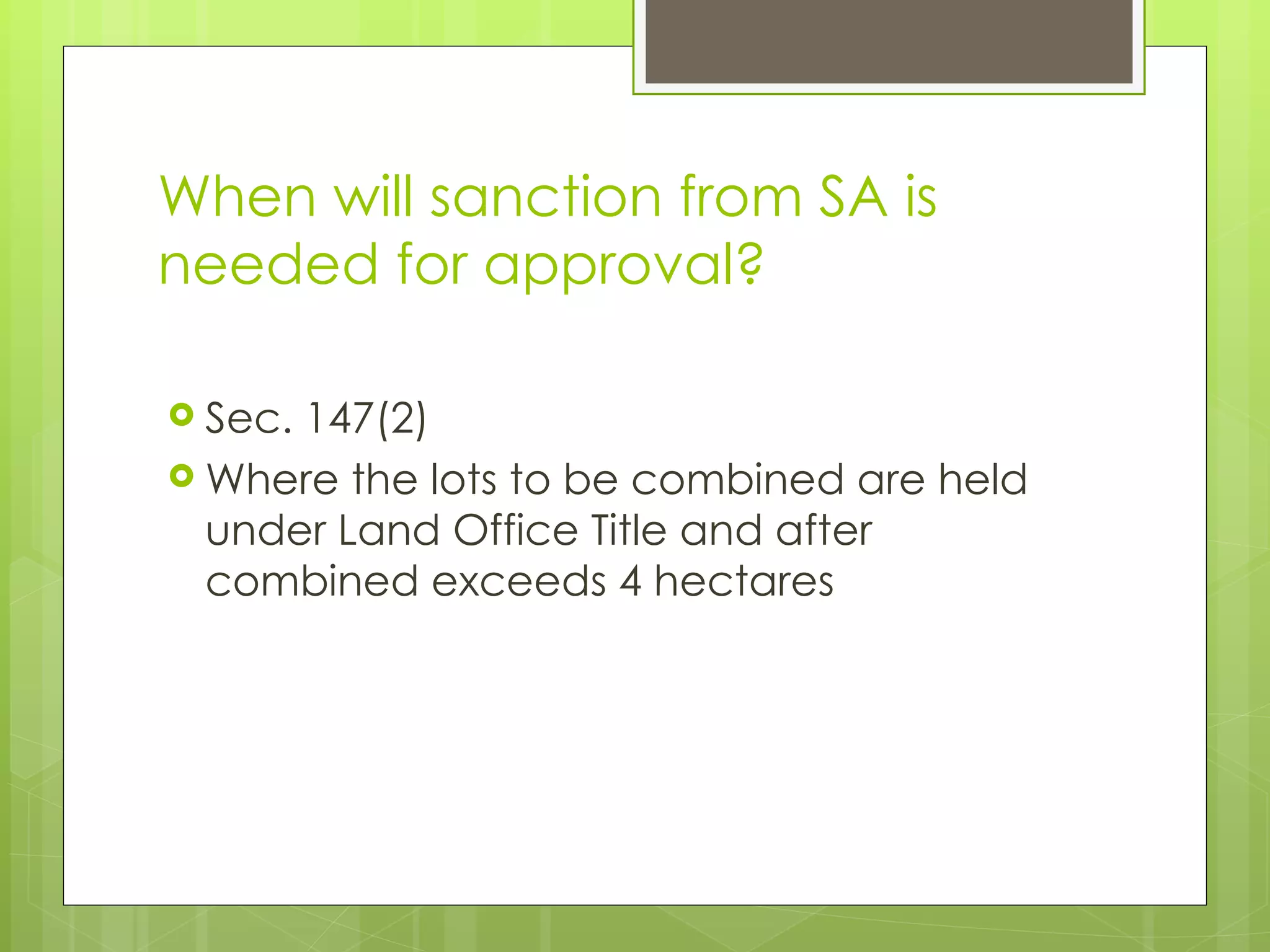 Subdivision, partition and amalgamation | PPT