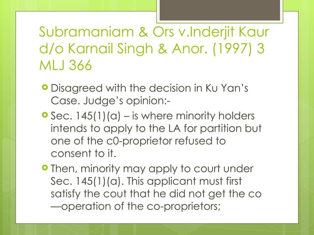 Subdivision, partition and amalgamation | PPT | Land and Farms | Real ...