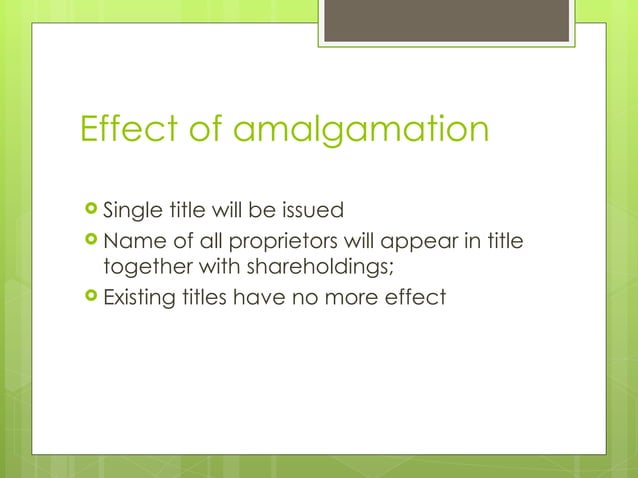 Subdivision, partition and amalgamation | PPT | Land and Farms | Real ...