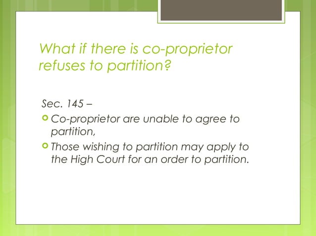 Subdivision, partition and amalgamation | PPT