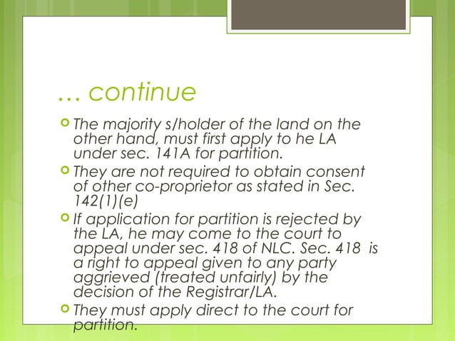 Subdivision, partition and amalgamation | PPT