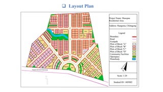 Subdivision Plan of A Residential Area | PDF