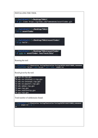 Subdomain enumeration is a crucial phase in cybersecurity, particularly during reconnaissance ...