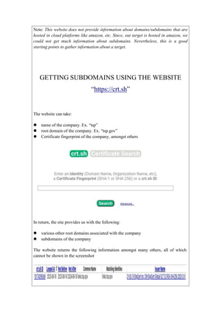 Subdomain enumeration is a crucial phase in cybersecurity, particularly ...