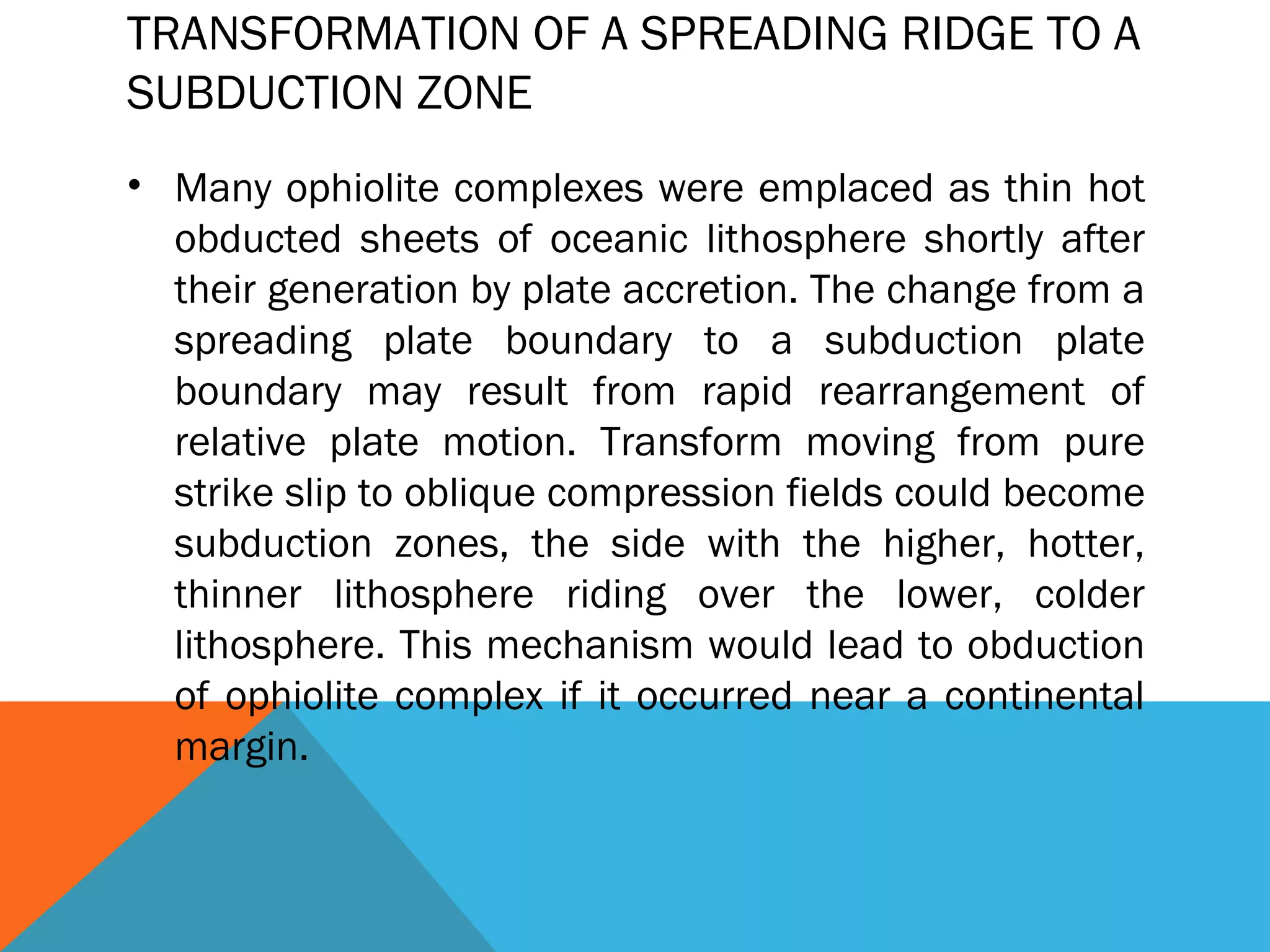 Subduction and abduction zones | PPT | Geography | Science