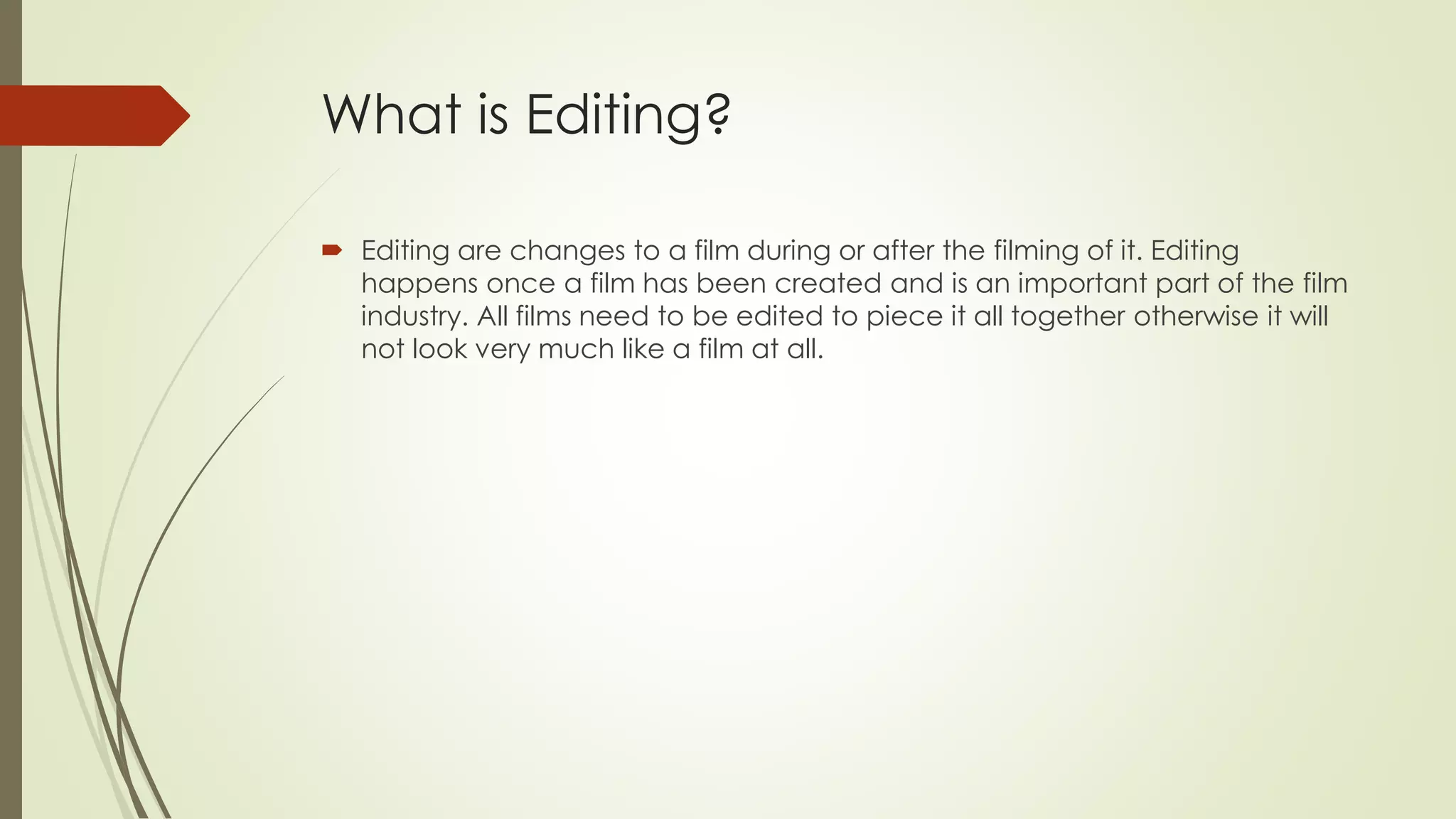Sub editing presentation | PPTX | Photo Editing Software | Computer ...