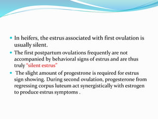 Sub estrus in cattles and buffaloes | PPTX