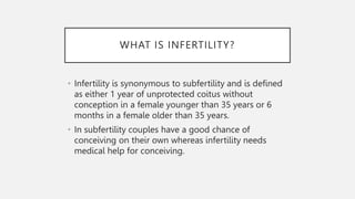 Subfertility | PPTX