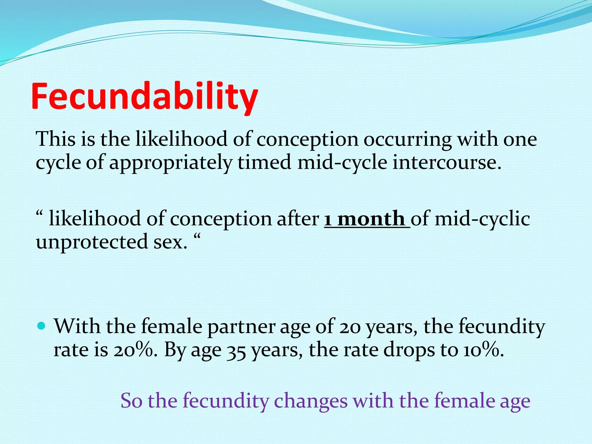 Subfertility / OBS & GYN ( updated ) | PPTX