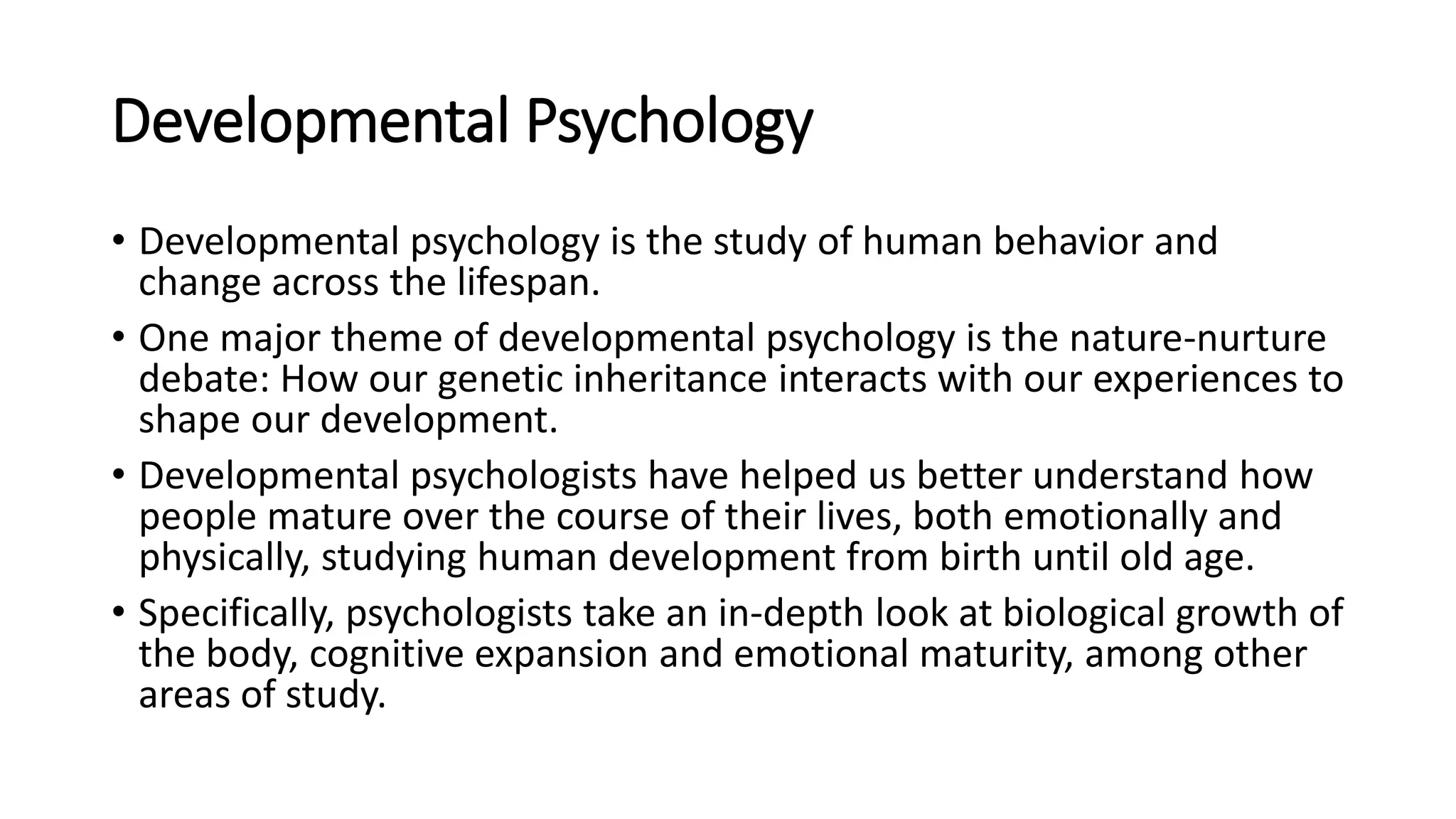 Established Subfields of Psychology.pptx