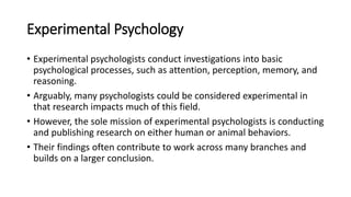 Established Subfields of Psychology.pptx