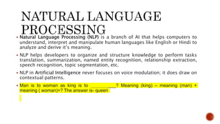 Subfields of Artificial Intelligence.pptx