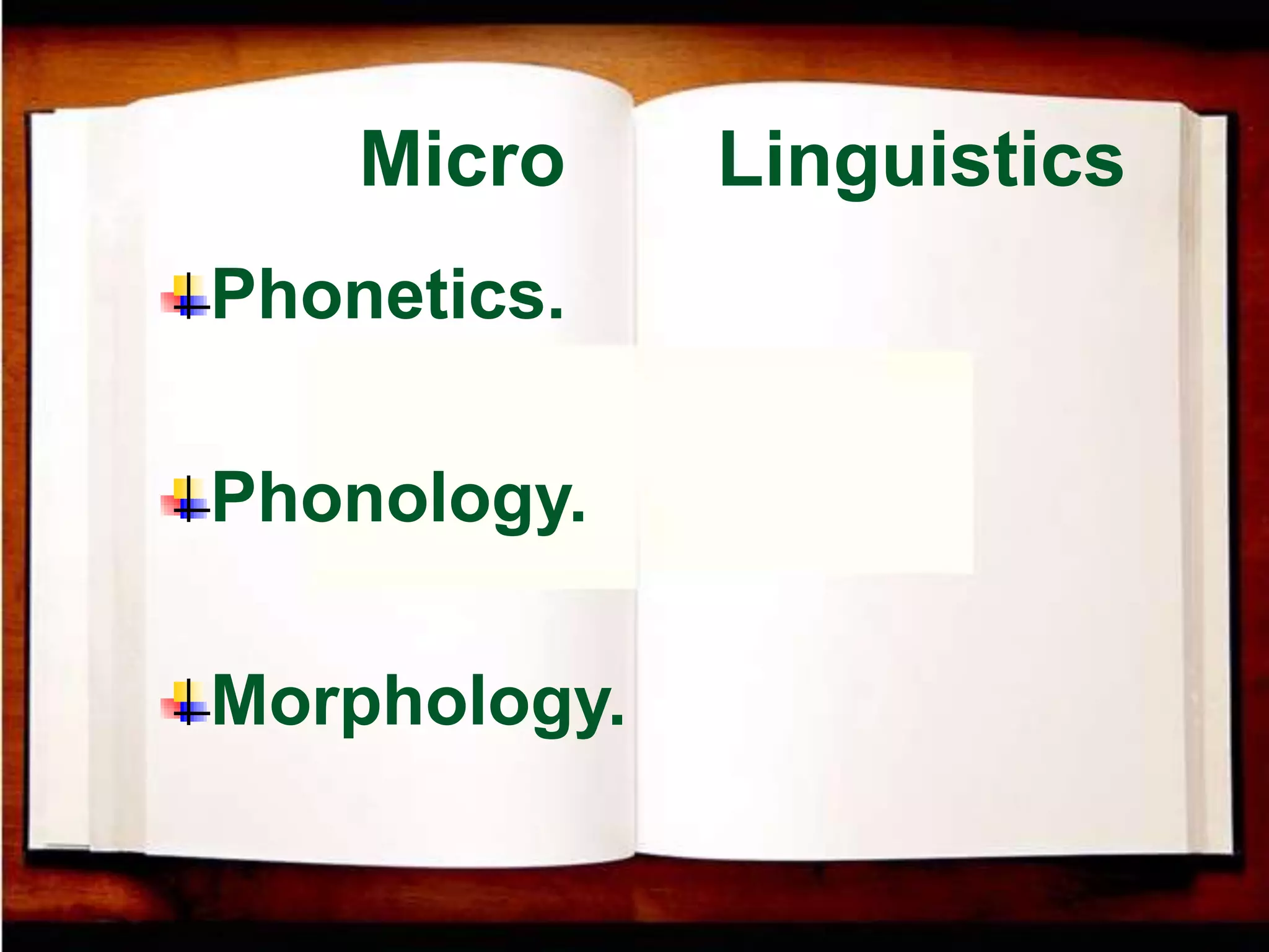 Subfields of linguistics | PPTX