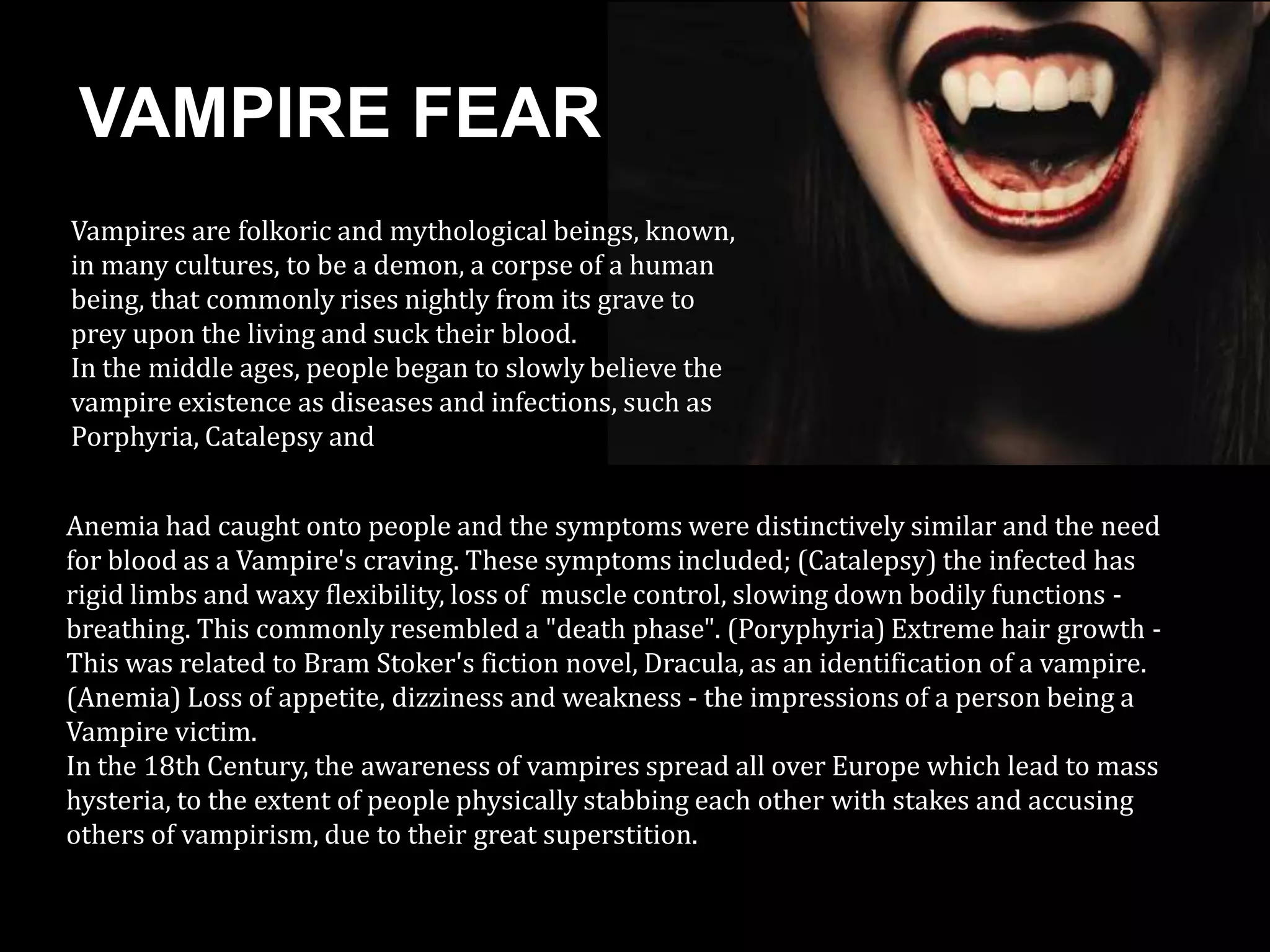 Sub-genre 1 - Vampires + Gothic | PPTX