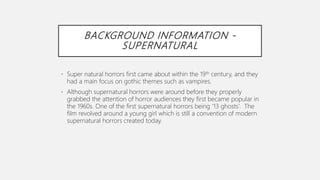 Horror Sub-genre Analysis | PPTX