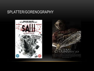 Sub genres of the horror genre | PPT