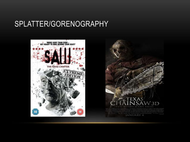 Sub genres of the horror genre | PPT