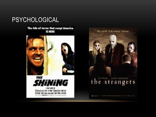 Sub genres of the horror genre | PPT