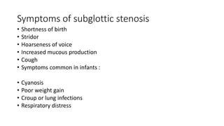 SUBGLOTTIC STENOSIS.pptx