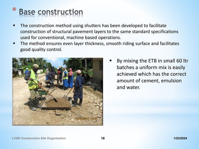 Subgrade, ETB and Asphalt Site Organisation construction procedure-2 ...