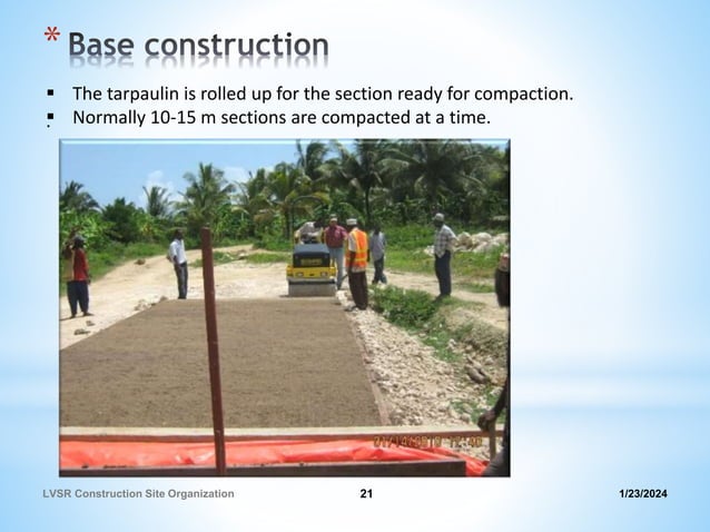 Subgrade, ETB and Asphalt Site Organisation construction procedure-2 ...