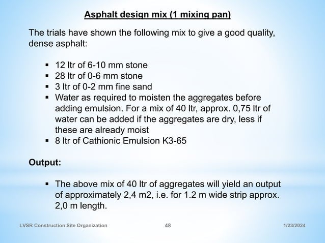Subgrade, ETB and Asphalt Site Organisation construction procedure-2 ...