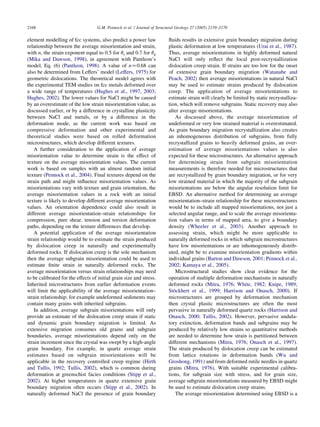 Subgrain Misorientations | PDF | Geology | Science