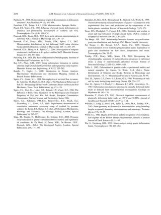 Subgrain Misorientations | PDF | Geology | Science