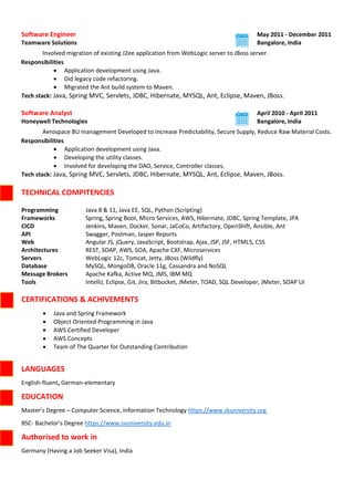 Subha Chandra CV | PDF