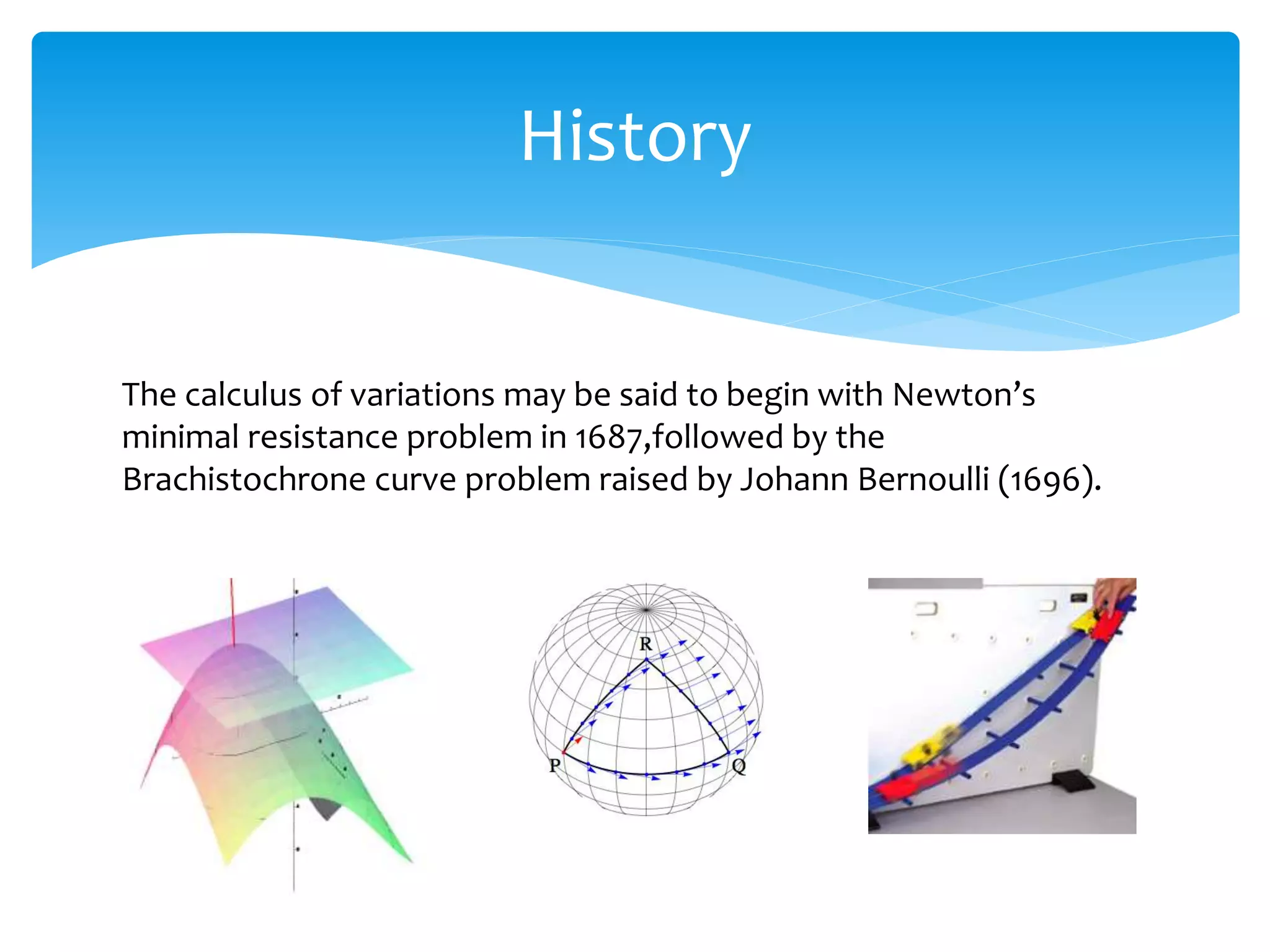 Seminar Calculus Of Variation Ppt