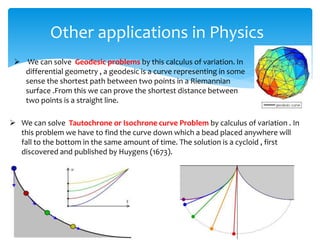 Seminar: Calculus of Variation | PPT