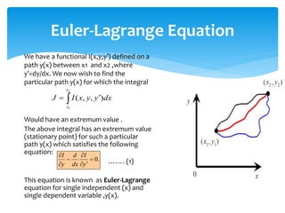 Seminar: Calculus of Variation | PPT