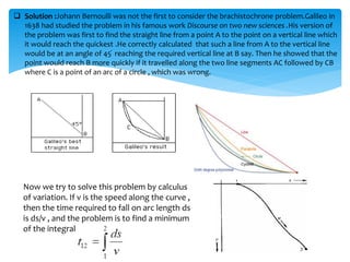Seminar: Calculus of Variation | PPT